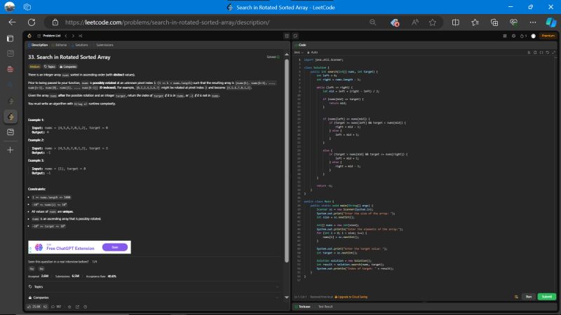 Mayur Uparikar on LinkedIn: #leetcode #binarysearch #problemsolving # ... Mayur Uparikar on LinkedIn: #leetcode #binarysearch #problemsolving # ...