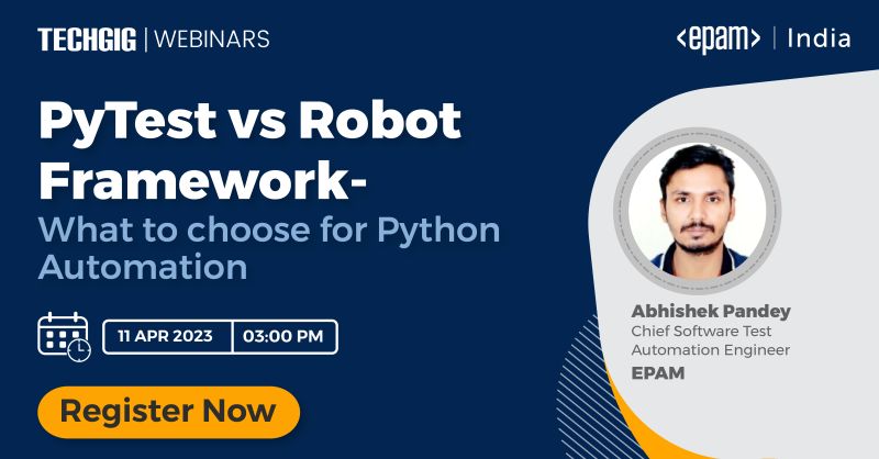 TechGig on LinkedIn: PyTest vs Robot Framework - what to choose for ... TechGig on LinkedIn: PyTest vs Robot Framework - what to choose for ...