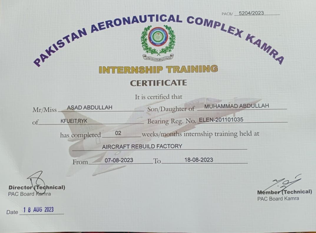 Asad Abdullah on LinkedIn: #kfueit #kfueitinternship #imme # ... Asad Abdullah on LinkedIn: #kfueit #kfueitinternship #imme # ...