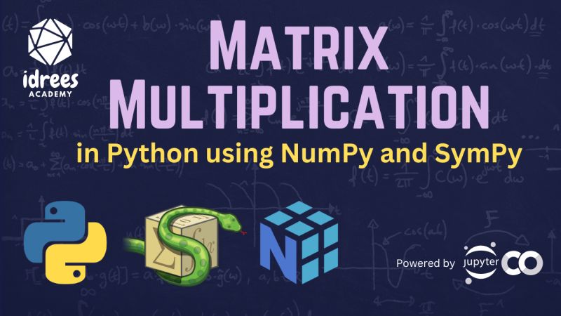 Muhammad Idrees on LinkedIn: Matrix Multiplication in Python using ... Muhammad Idrees on LinkedIn: Matrix Multiplication in Python using ...
