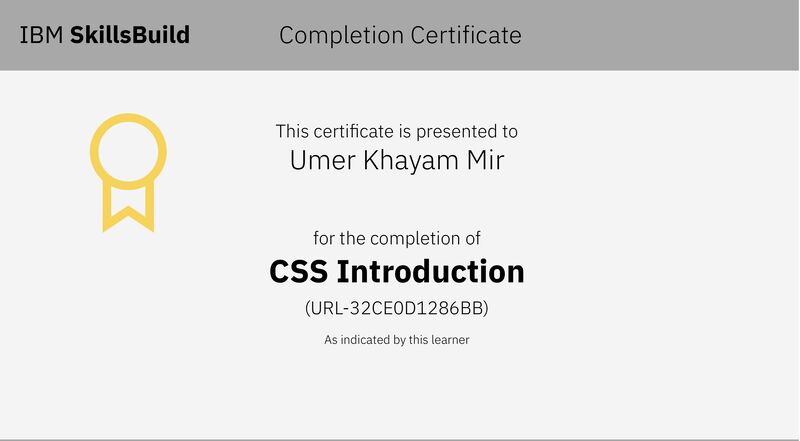 Umer Khayam Mir on LinkedIn: #ibmskillsbuild #ibm #ibminternship # ... Umer Khayam Mir on LinkedIn: #ibmskillsbuild #ibm #ibminternship # ...