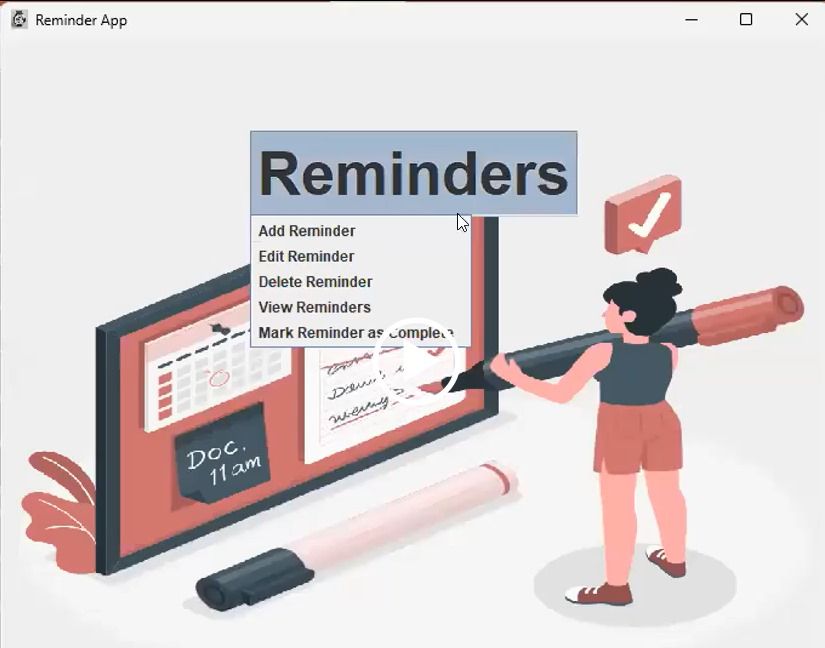 Working on Reminder application with Java and Swing GUI | Nidhi Dattani ... Working on Reminder application with Java and Swing GUI | Nidhi Dattani ...