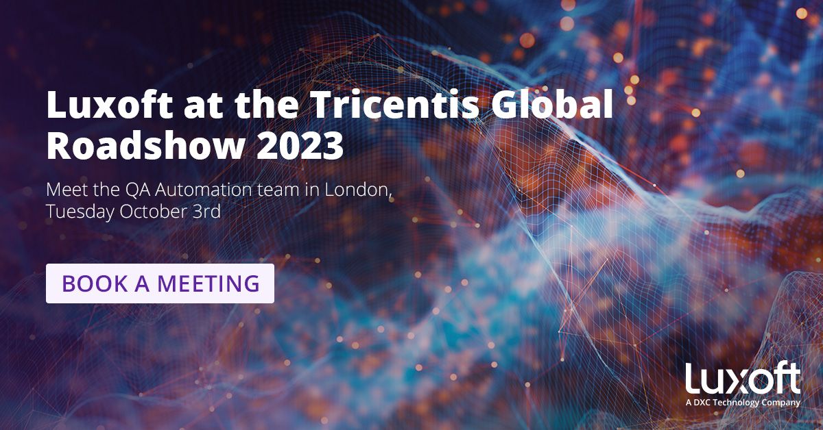Luxoft on LinkedIn: Luxoft at Tricentis Global Roadshow 2023 Luxoft on LinkedIn: Luxoft at Tricentis Global Roadshow 2023