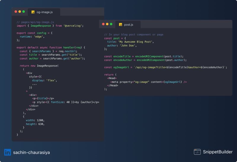 Sachin Chaurasiya on LinkedIn: #nextjs #webdevelopment #javascript # ... Sachin Chaurasiya on LinkedIn: #nextjs #webdevelopment #javascript # ...
