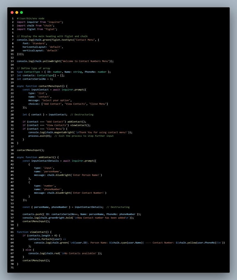 Roohia Bashir on LinkedIn: #cli #javascript #nodejs #developer # ... Roohia Bashir on LinkedIn: #cli #javascript #nodejs #developer # ...