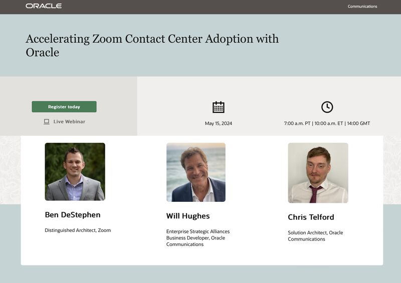 Marco Mouta on LinkedIn: #zoom #oracle #webinar Marco Mouta on LinkedIn: #zoom #oracle #webinar