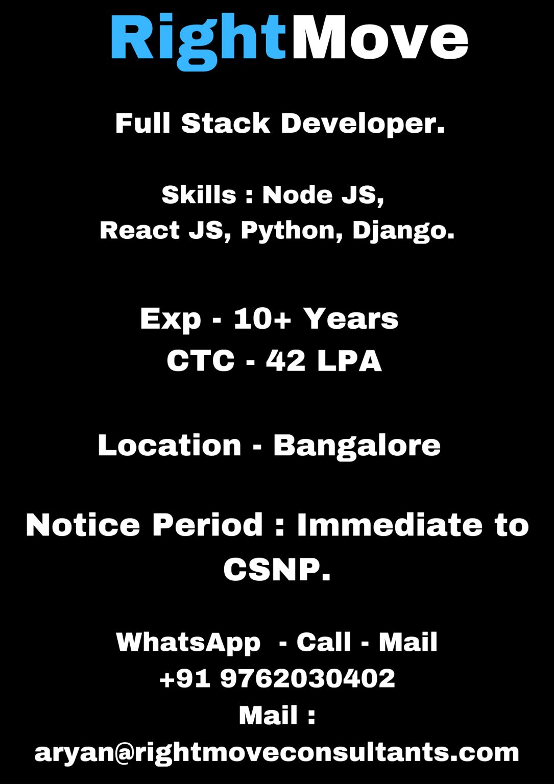 Aryan C on LinkedIn: #fullstackdeveloper #nodejs #reactjs #python # ... Aryan C on LinkedIn: #fullstackdeveloper #nodejs #reactjs #python # ...