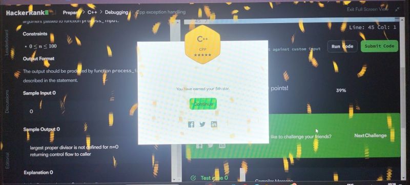 Divya Bharti on LinkedIn: #hackerrank #coding #programming # ... Divya Bharti on LinkedIn: #hackerrank #coding #programming # ...