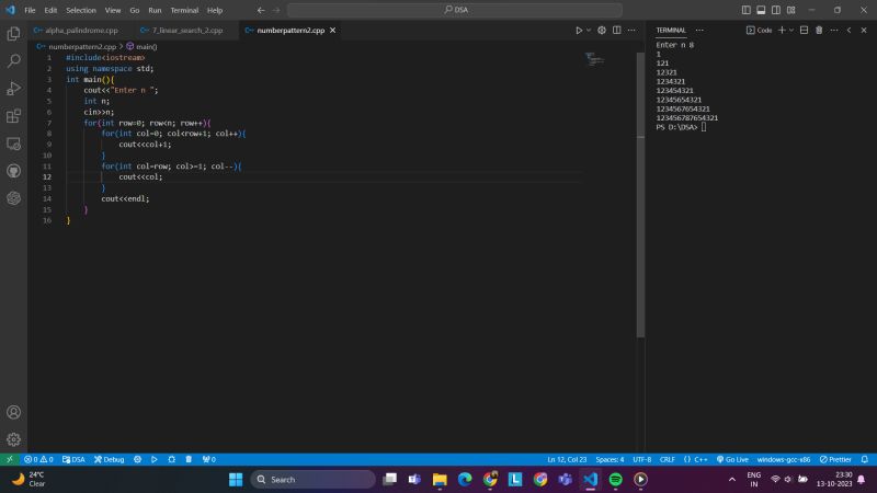 Learned Pattern Printing with DrGViswanathan | Ashish Anand posted on ... Learned Pattern Printing with DrGViswanathan | Ashish Anand posted on ...