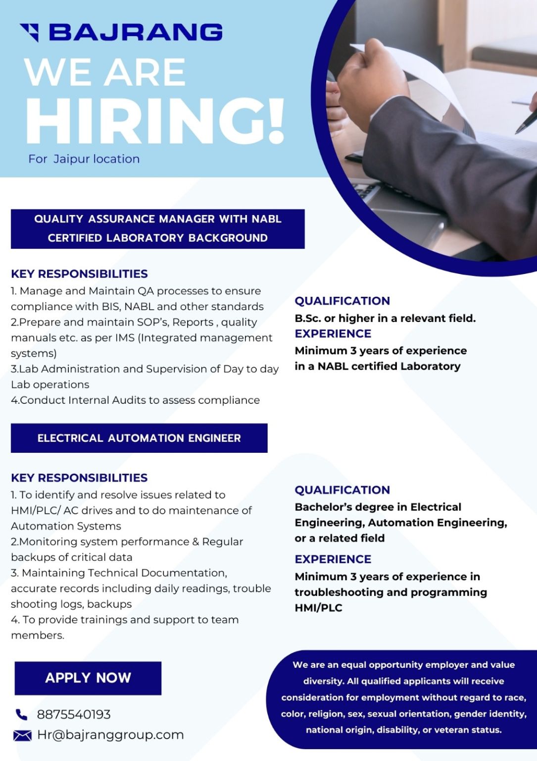 Bajrang Wire Products (India) Pvt. Ltd. on LinkedIn: #hiring # ... Bajrang Wire Products (India) Pvt. Ltd. on LinkedIn: #hiring # ...
