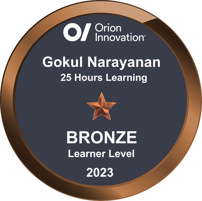 Gokul K N on LinkedIn: I'm happy to share that I have achieved Bronze ... Gokul K N on LinkedIn: I'm happy to share that I have achieved Bronze ...
