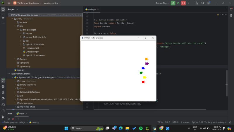 Paras Chinchalkar on LinkedIn: #python #coding #turtlegraphics # ... Paras Chinchalkar on LinkedIn: #python #coding #turtlegraphics # ...