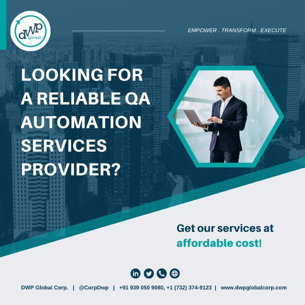 DWP Global Corp. on LinkedIn: Quality Assurance (QA) Automation ... DWP Global Corp. on LinkedIn: Quality Assurance (QA) Automation ...