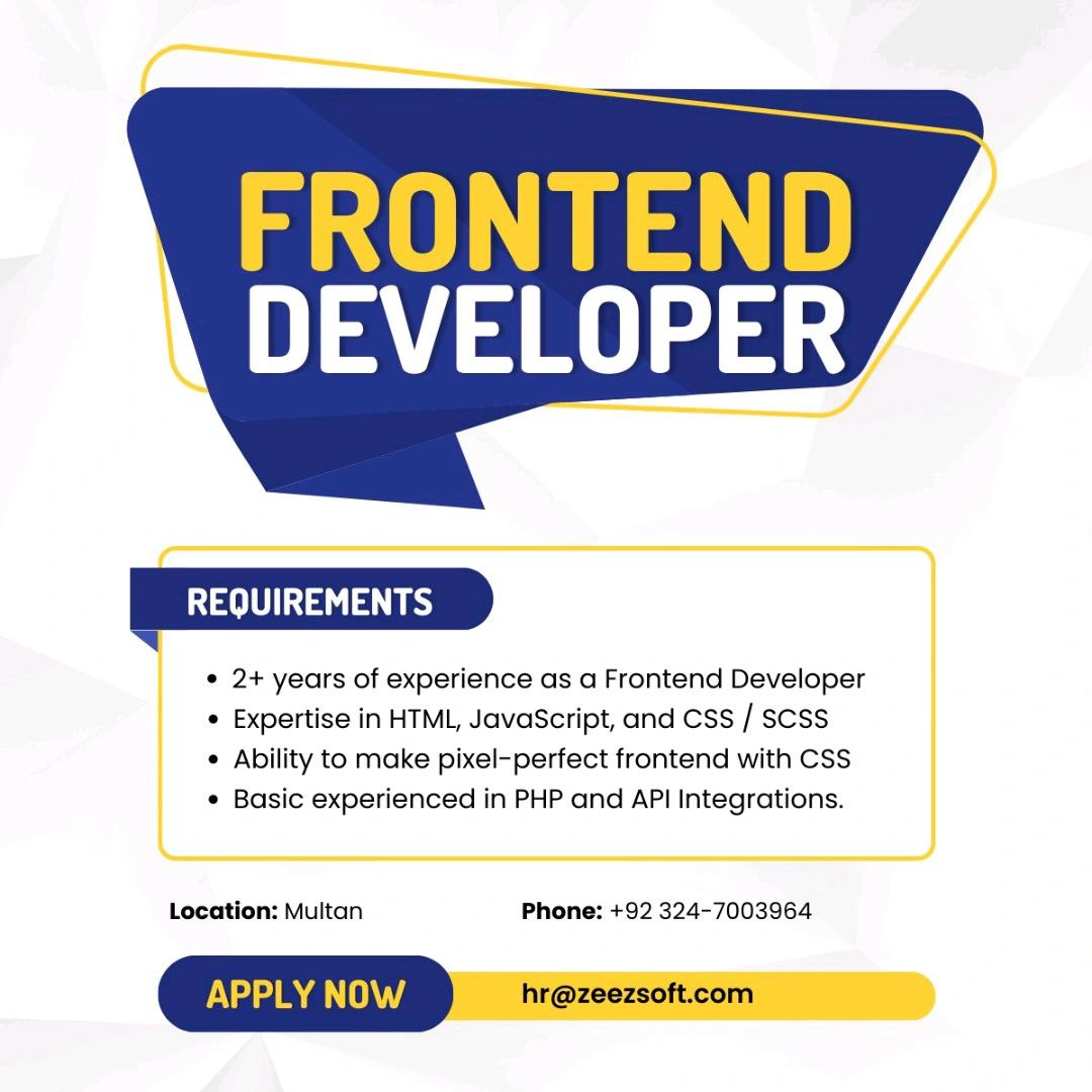Software House Jobs on LinkedIn: #multan #jobs #pakistan #hiring # ... Software House Jobs on LinkedIn: #multan #jobs #pakistan #hiring # ...