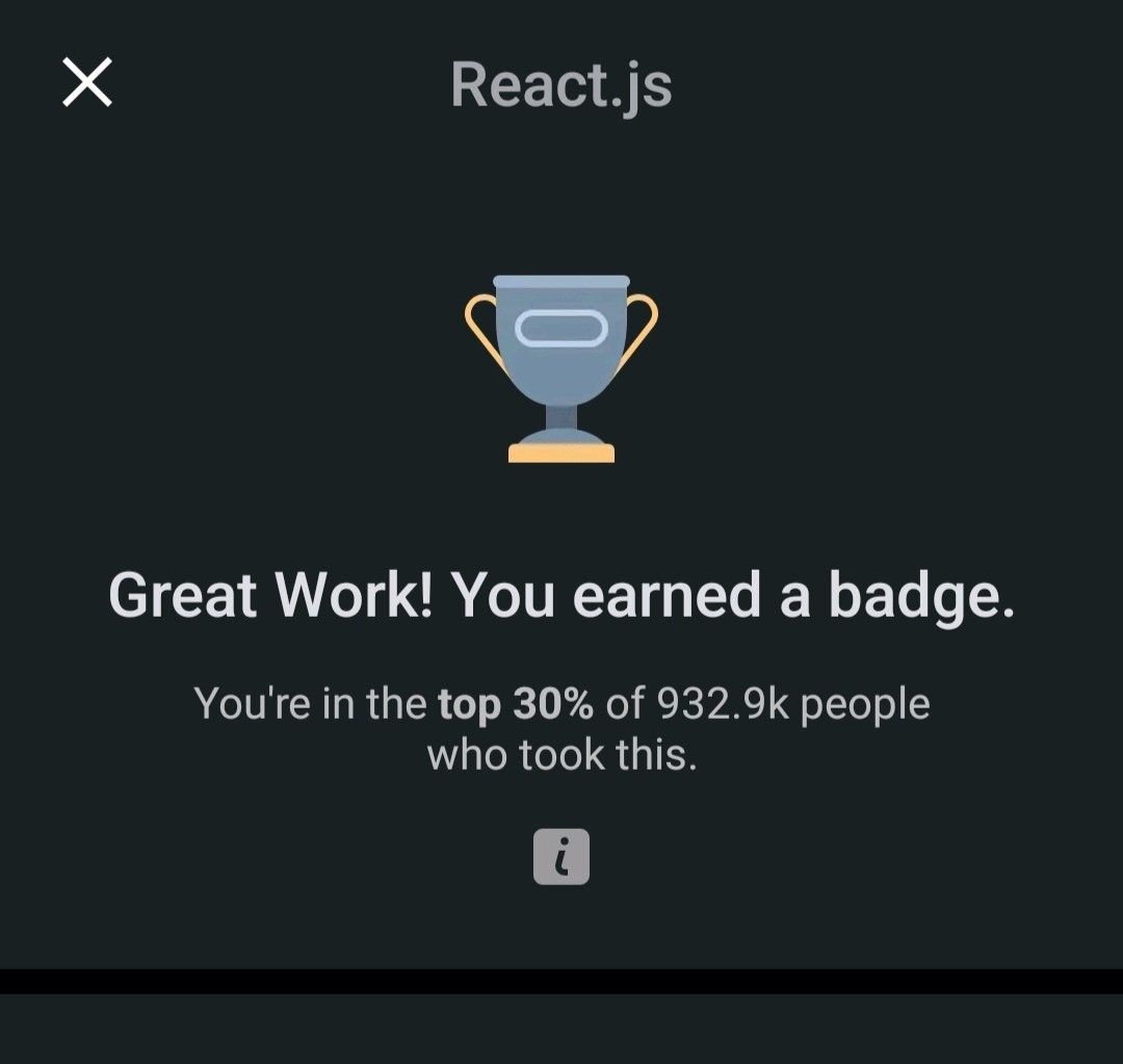 Himanshu Kumar Singh on LinkedIn: #linkedinskillassessment #react Himanshu Kumar Singh on LinkedIn: #linkedinskillassessment #react