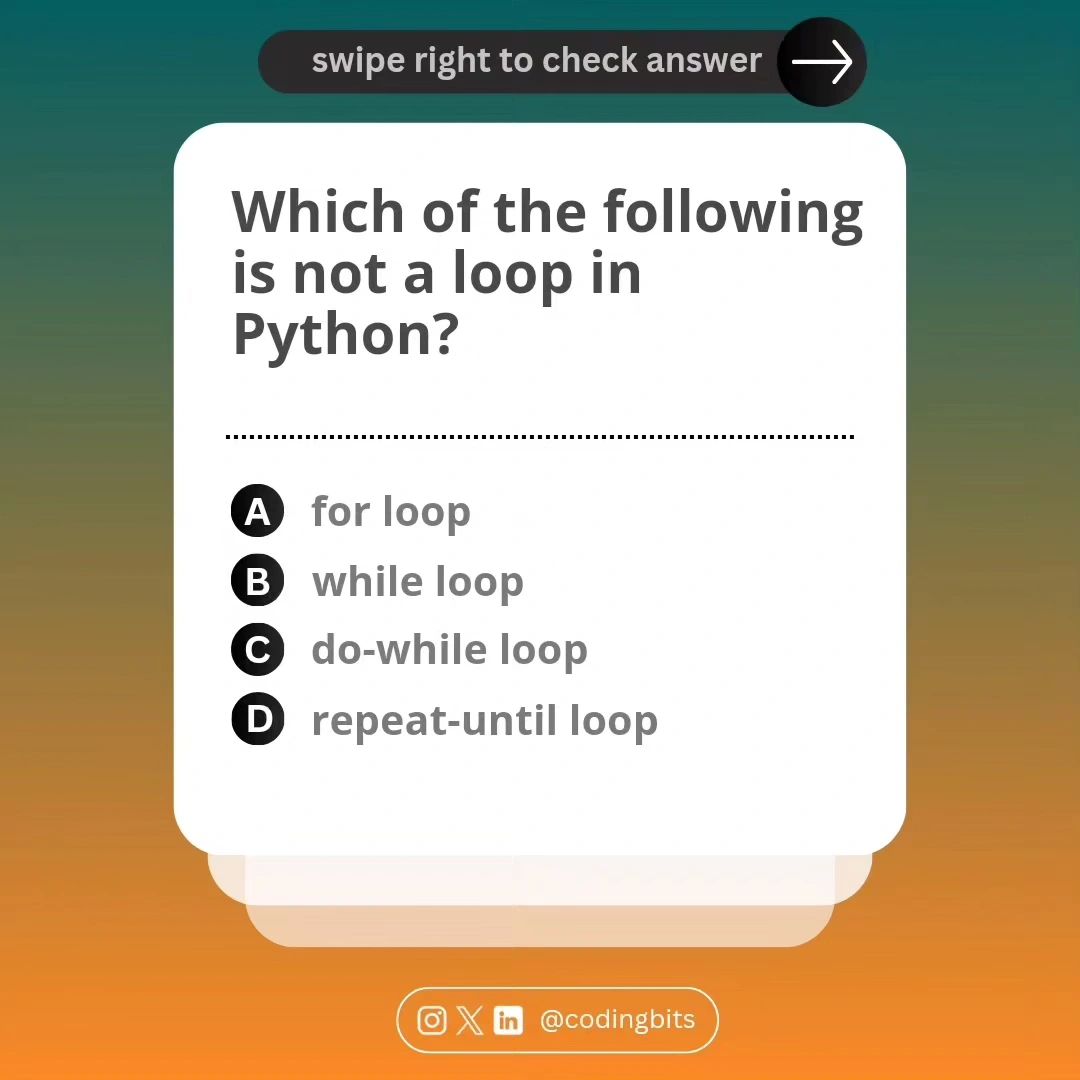Coding Bits on LinkedIn: #python #coding #programmer #developer # ... Coding Bits on LinkedIn: #python #coding #programmer #developer # ...