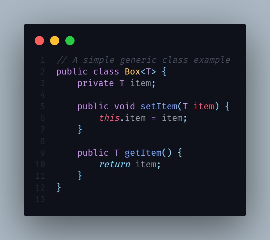 Rohan Thapa on LinkedIn: #learningjava #java #javaprogramming #generics ... Rohan Thapa on LinkedIn: #learningjava #java #javaprogramming #generics ...