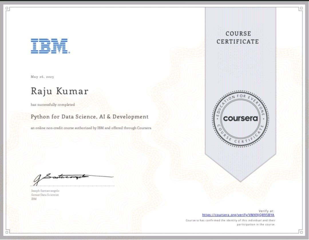 Raju Kumar on LinkedIn: #ai #python #datascience Raju Kumar on LinkedIn: #ai #python #datascience