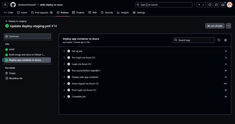 Ibraheem Haseeb on LinkedIn: #devops #cicd #github #githubactions #azure Ibraheem Haseeb on LinkedIn: #devops #cicd #github #githubactions #azure