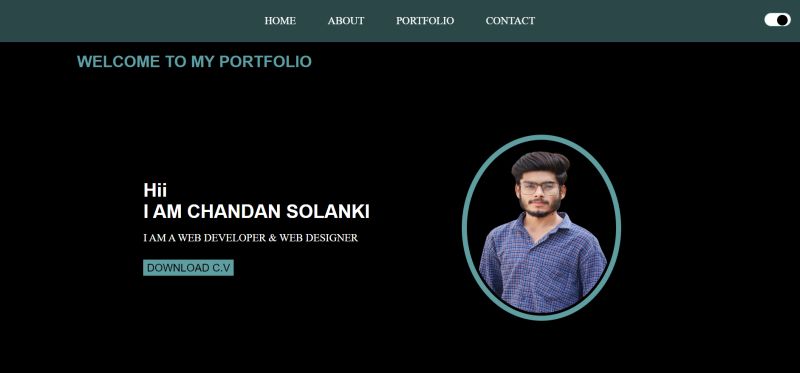 Chandan Solanki on LinkedIn: CREATING A PORTFOLIO PAGE... USING HTML ... Chandan Solanki on LinkedIn: CREATING A PORTFOLIO PAGE... USING HTML ...