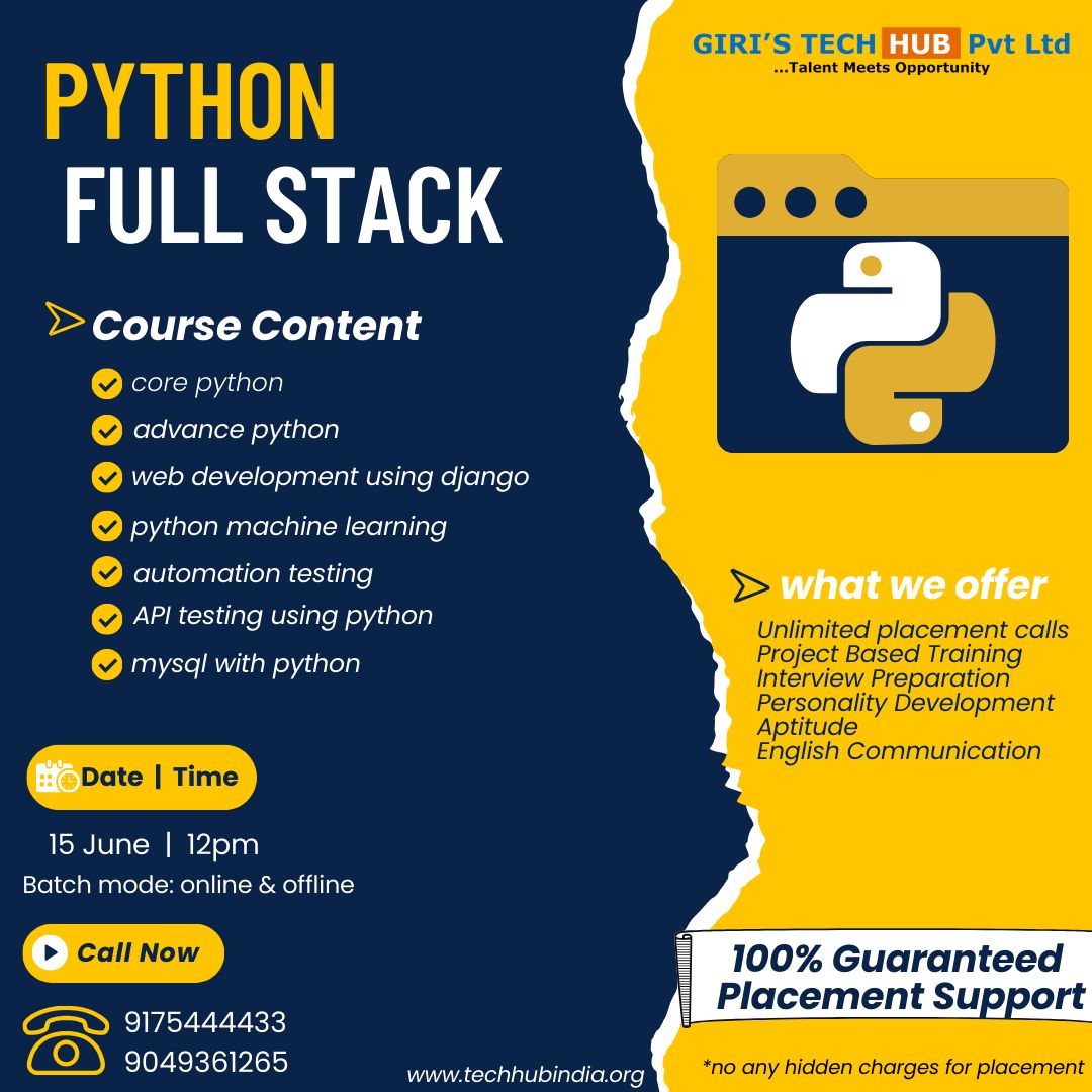 Giri's Tech Hub Pvt Ltd. on LinkedIn: #python #programming #python # ... Giri's Tech Hub Pvt Ltd. on LinkedIn: #python #programming #python # ...