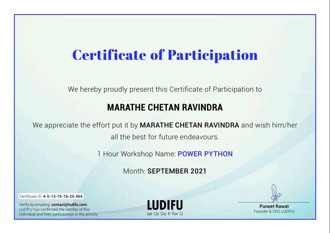 Chetan Marathe on LinkedIn: 💫 Chetan Marathe on LinkedIn: 💫