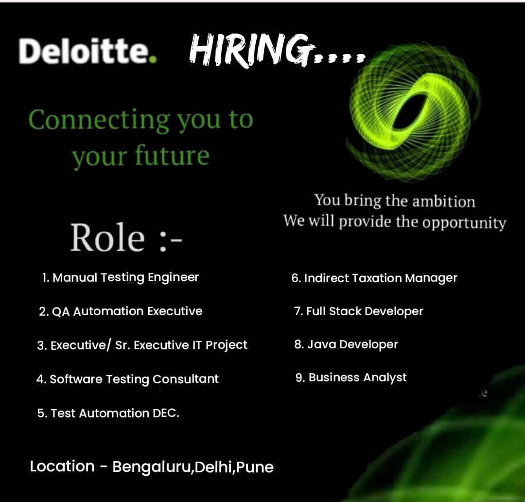 Karan sharma on LinkedIn: #deloitte #hiring #businessanalyst # ... Karan sharma on LinkedIn: #deloitte #hiring #businessanalyst # ...