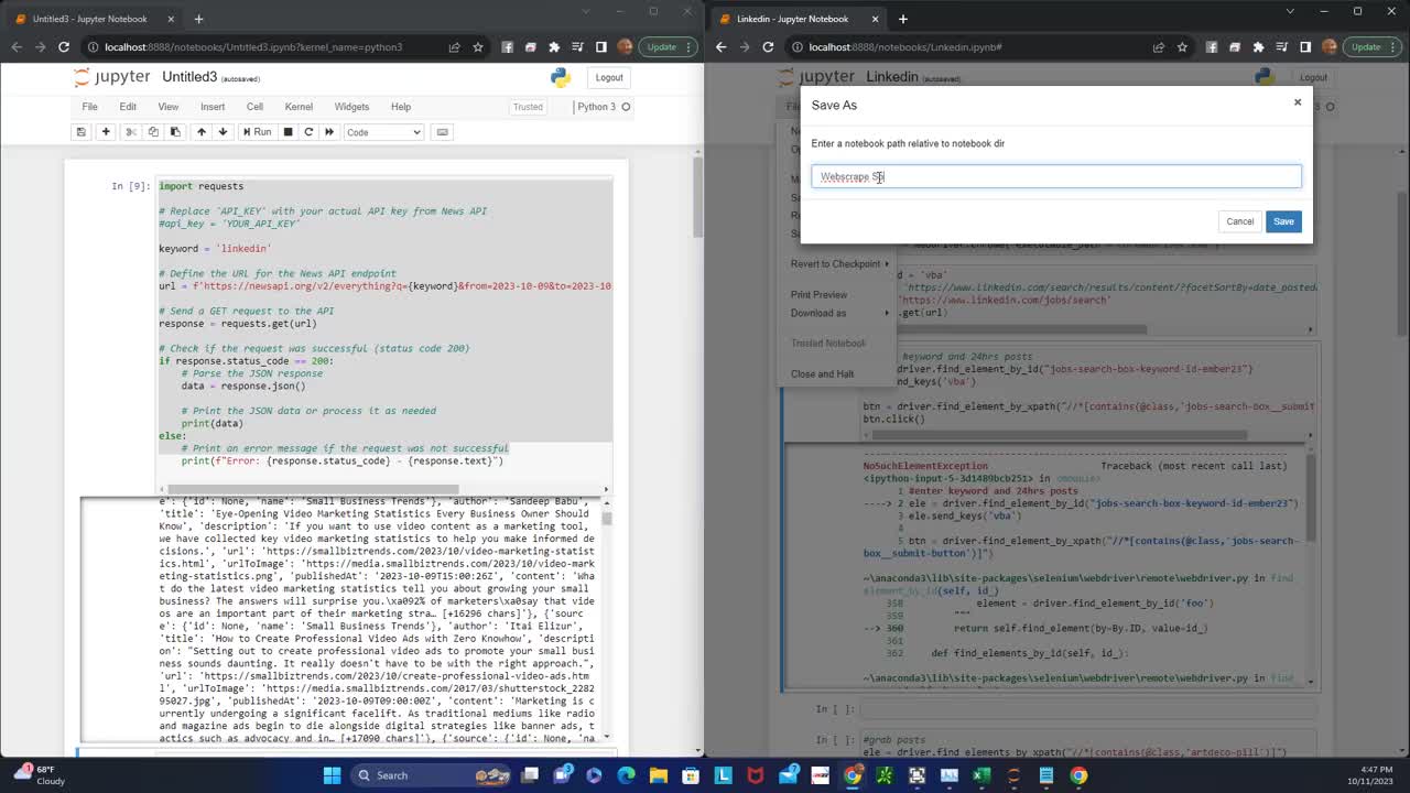 Magdiel Adames on LinkedIn: Python Web Scrape with Selenium and ... Magdiel Adames on LinkedIn: Python Web Scrape with Selenium and ...