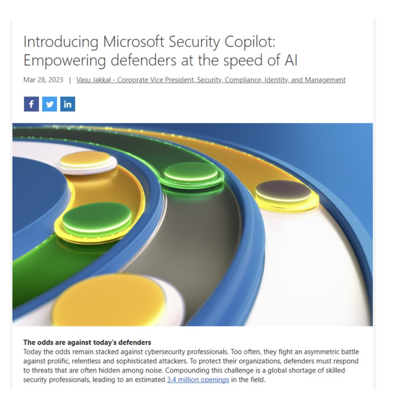 WebApps Development on LinkedIn: Introducing Microsoft Security Copilot ... WebApps Development on LinkedIn: Introducing Microsoft Security Copilot ...