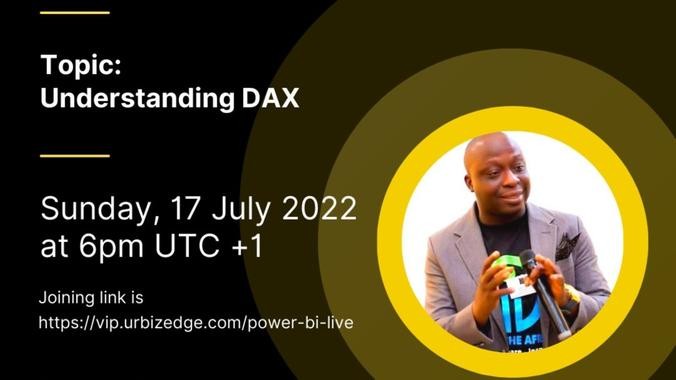 Benny Ifeanyi Iheagwara on LinkedIn: Understanding DAX | AYODEJI ... Benny Ifeanyi Iheagwara on LinkedIn: Understanding DAX | AYODEJI ...