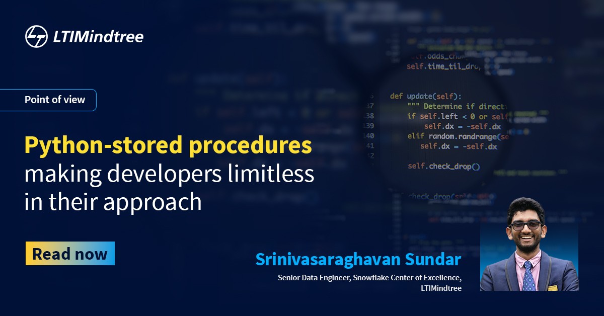 Pradeep Nair on LinkedIn: Python-stored-procedures Pradeep Nair on LinkedIn: Python-stored-procedures