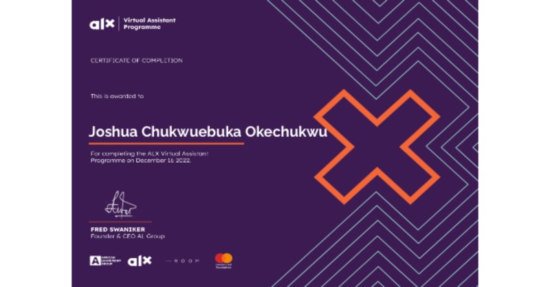 Joshua Okechukwu on LinkedIn: Certificate Validator Joshua Okechukwu on LinkedIn: Certificate Validator