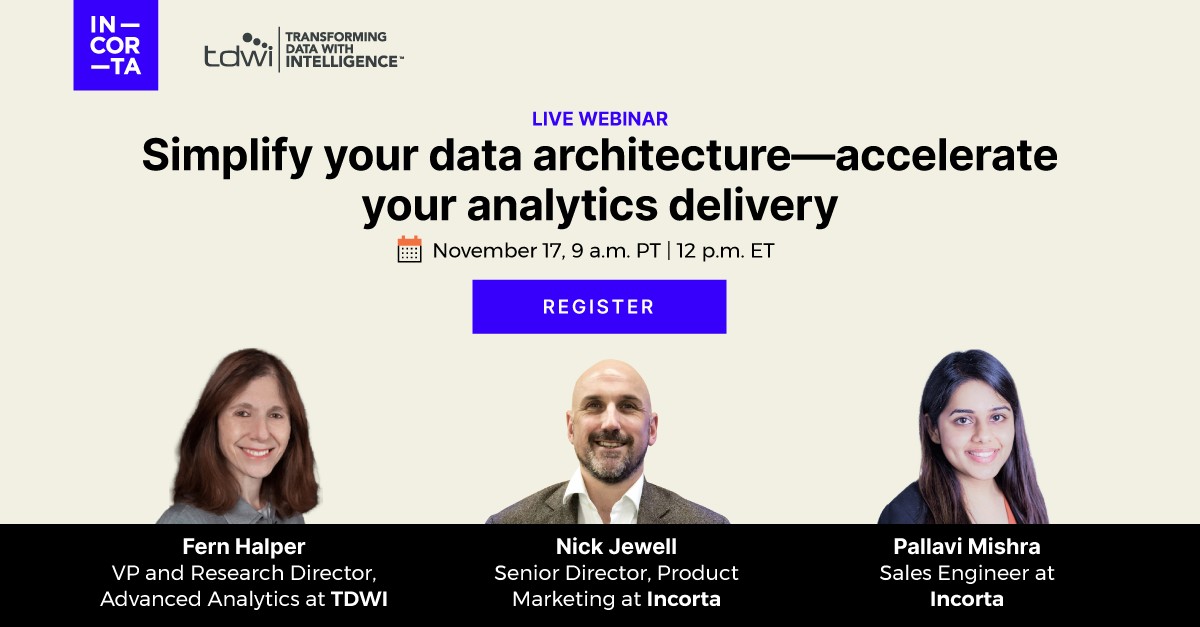 Incorta على LinkedIn: Simplify Your Data Architecture—Accelerate your ... Incorta على LinkedIn: Simplify Your Data Architecture—Accelerate your ...