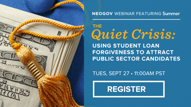 NEOGOV on LinkedIn: Webinar - Using Student Loan Forgiveness to Attract ... NEOGOV on LinkedIn: Webinar - Using Student Loan Forgiveness to Attract ...