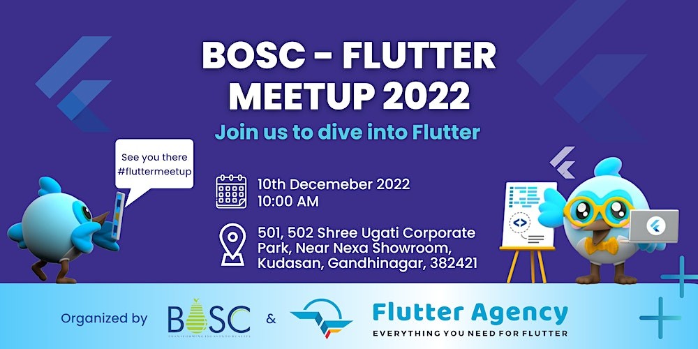BOSC Tech Labs Private Limited on LinkedIn: BOSC- Flutter Meetup 2022 BOSC Tech Labs Private Limited on LinkedIn: BOSC- Flutter Meetup 2022