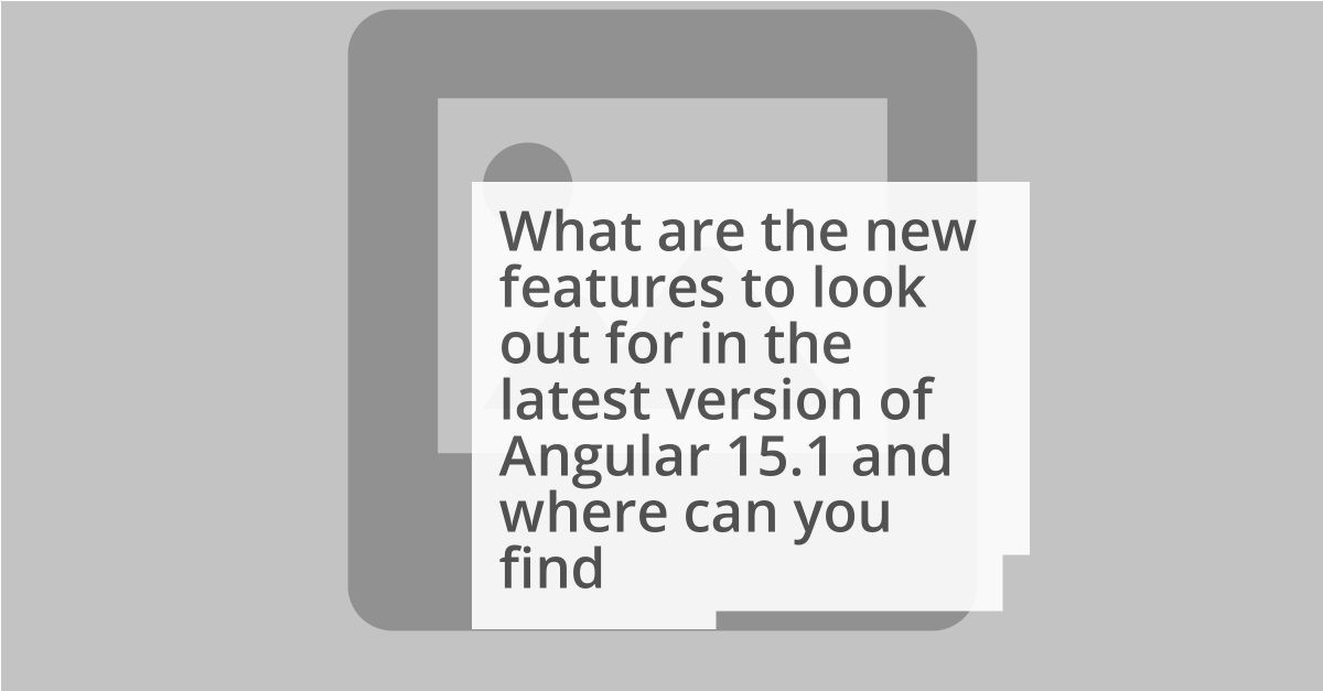 Angular Jobs on LinkedIn: Angular Addicts #10: New features in Angular ... Angular Jobs on LinkedIn: Angular Addicts #10: New features in Angular ...
