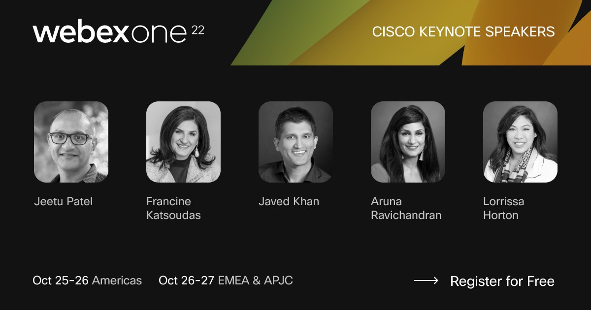 Tom Schweizer on LinkedIn: WebexOne 2022 | The Collaboration Event of ... Tom Schweizer on LinkedIn: WebexOne 2022 | The Collaboration Event of ...