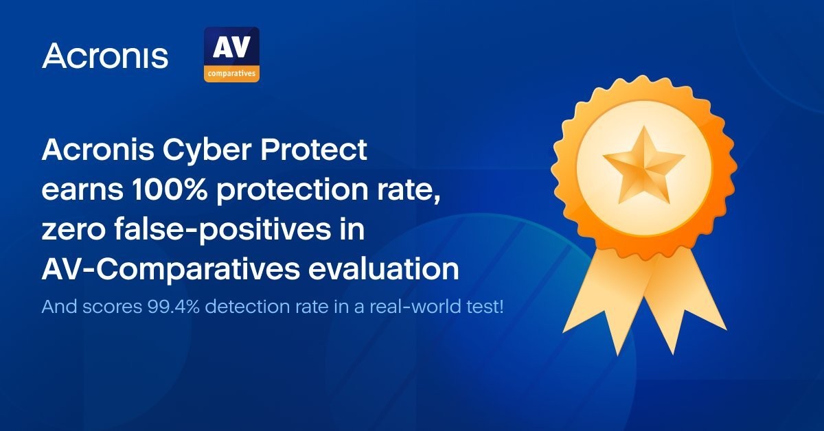 Ovidiu Fulger (JACK) on LinkedIn: AV-Comparatives: Acronis Cyber ... Ovidiu Fulger (JACK) on LinkedIn: AV-Comparatives: Acronis Cyber ...