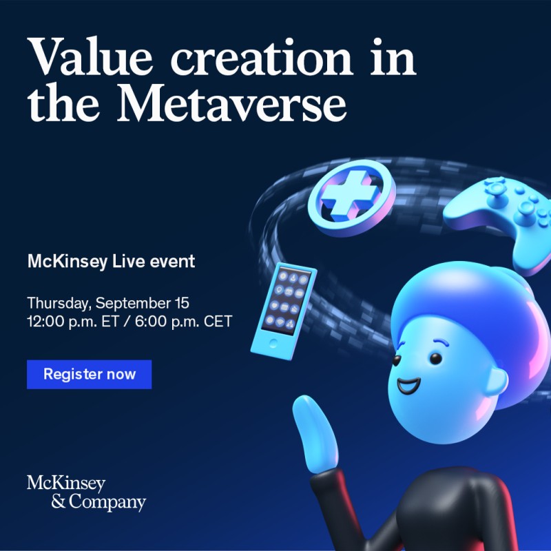 McKinsey & Company on LinkedIn: Value creation in the metaverse McKinsey & Company on LinkedIn: Value creation in the metaverse