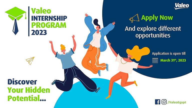 Ahmed Abdullah on LinkedIn: Valeo Egypt Internship Program 2023 Ahmed Abdullah on LinkedIn: Valeo Egypt Internship Program 2023