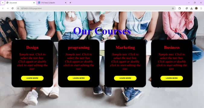 Tushar Kumar on LinkedIn: #html #css #javascript #webdevelopment Tushar Kumar on LinkedIn: #html #css #javascript #webdevelopment