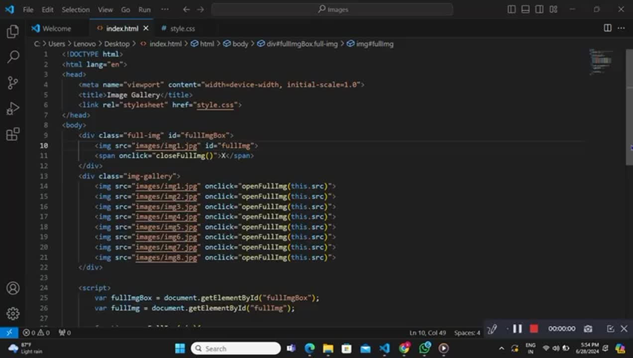 Khushi Sharma on LinkedIn: #codealpha #imagegallery #webdevelopment # ... Khushi Sharma on LinkedIn: #codealpha #imagegallery #webdevelopment # ...
