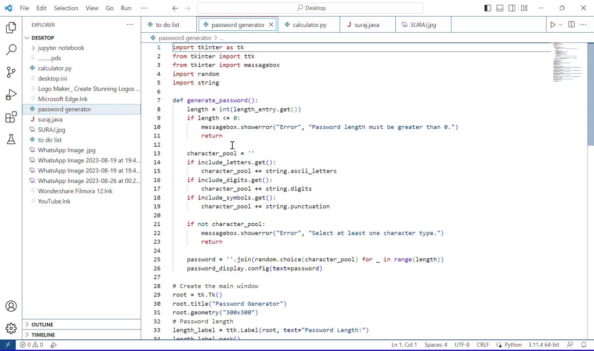 Suraj Kumar on LinkedIn: #codesoft #pythonprogramming #internship #task1 Suraj Kumar on LinkedIn: #codesoft #pythonprogramming #internship #task1