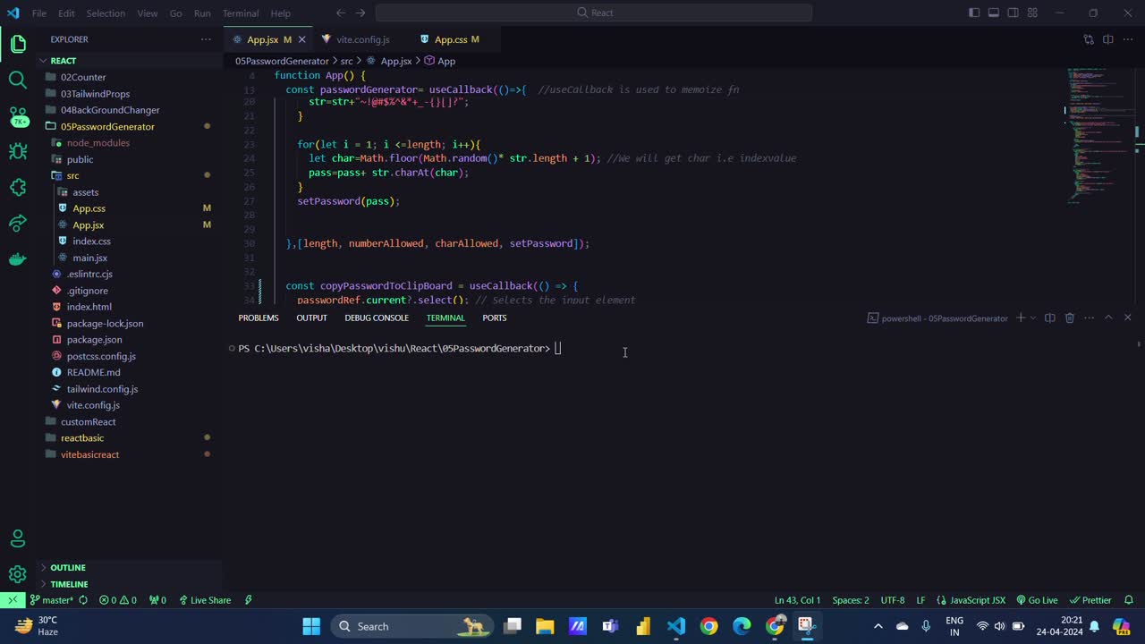 Bishal Saini on LinkedIn: #reactjs #javascript #passwordgenerator # ... Bishal Saini on LinkedIn: #reactjs #javascript #passwordgenerator # ...