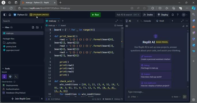 Devisri S on LinkedIn: #python #tictactoe #gamedevelopment #coding # ... Devisri S on LinkedIn: #python #tictactoe #gamedevelopment #coding # ...