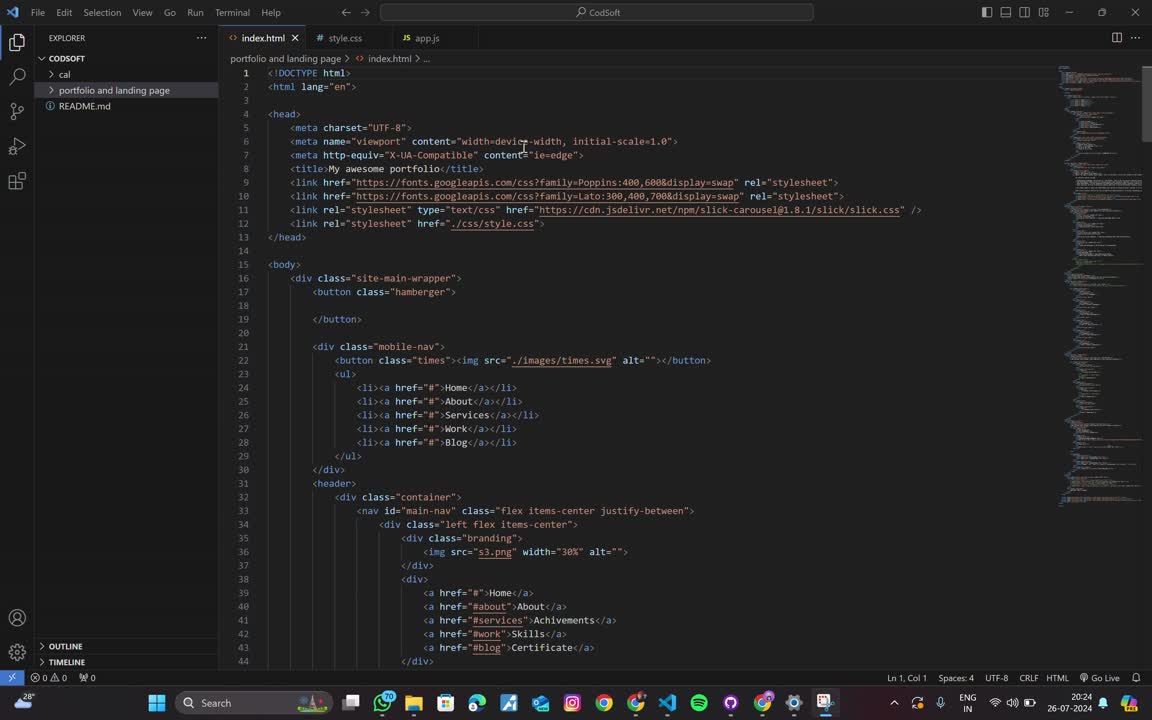 Swayam Pagare on LinkedIn: #codsoft #webdevelopment #html #css #intern ... Swayam Pagare on LinkedIn: #codsoft #webdevelopment #html #css #intern ...