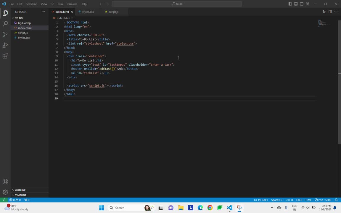 Mohammed Sarosh on LinkedIn: Task3:TO DO LISTS using html,css and js ... Mohammed Sarosh on LinkedIn: Task3:TO DO LISTS using html,css and js ...