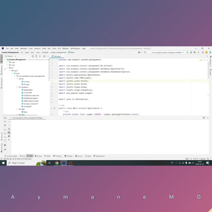 Aymane MAGHOUTI on LinkedIn: #java #javafx #jdbc #mysql #log4j # ... Aymane MAGHOUTI on LinkedIn: #java #javafx #jdbc #mysql #log4j # ...