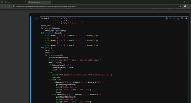 Muhammed Saneen on LinkedIn: #tictactoe #python #gamedevelopment # ... Muhammed Saneen on LinkedIn: #tictactoe #python #gamedevelopment # ...