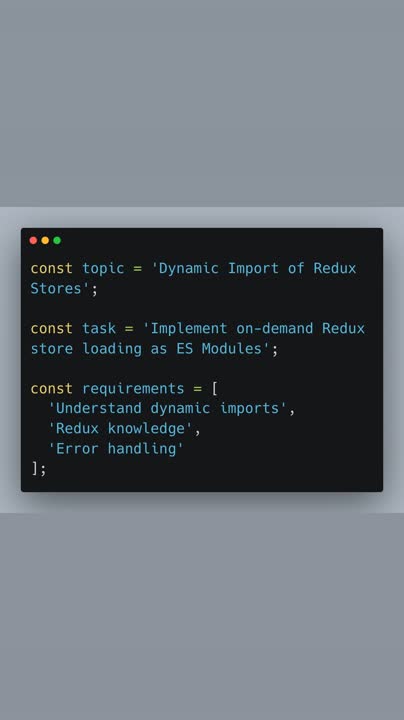 Anton Ioffe on LinkedIn: #redux #javascript #codesplit #webdev # ... Anton Ioffe on LinkedIn: #redux #javascript #codesplit #webdev # ...